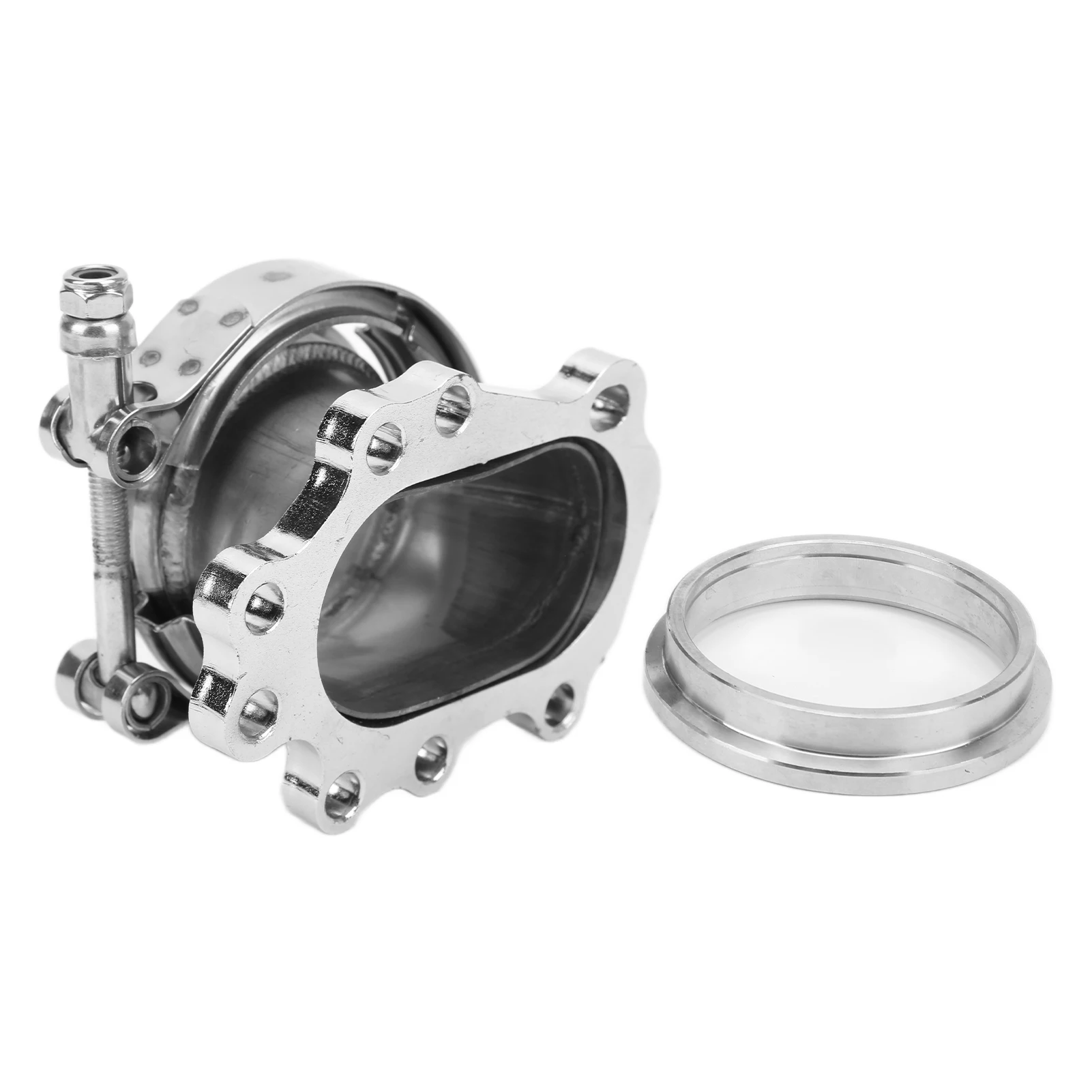 8-Bolt-Turbo-Downpipe-Flange-Stainless-Steel-2-5in-V-Band-Conversion ...