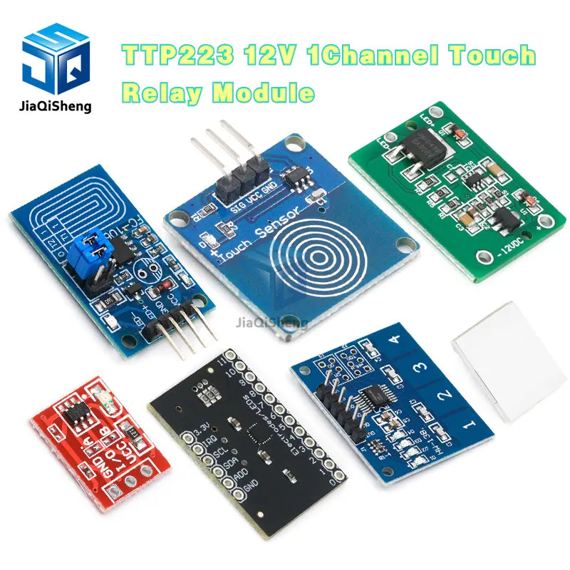 TTP223-12V-1-Channel-Touch-Relay-Module-Capacitive-Touch-Key-Switch ...
