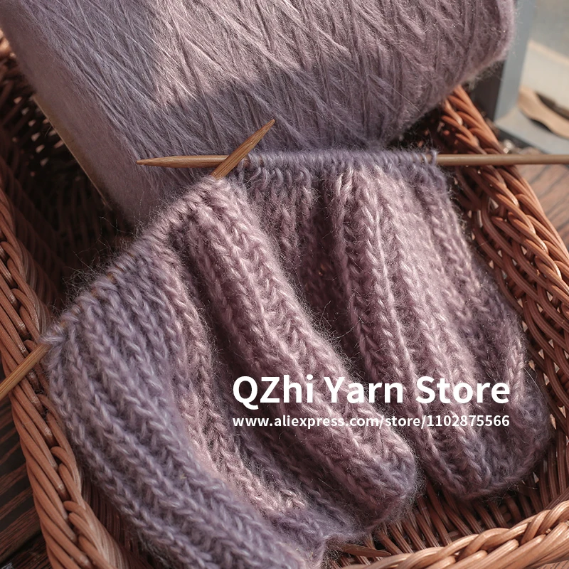 500G-Soft-Thick-Mohair-Cashmere-Wool-Yarn-for-Knitting-Crochet-Sweater ...