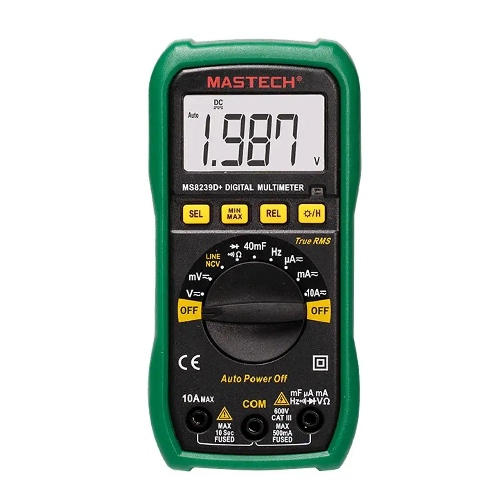 MASTECH-MS8239D-Digital-Multimeter-High-precision-True-RMS-Auto-Range ...