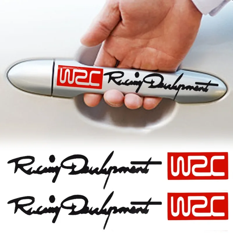 4pcs-WRC-Rally-Racing-Stripe-Car-Door-Handle-Stickers-Fashion-Car-Body ...