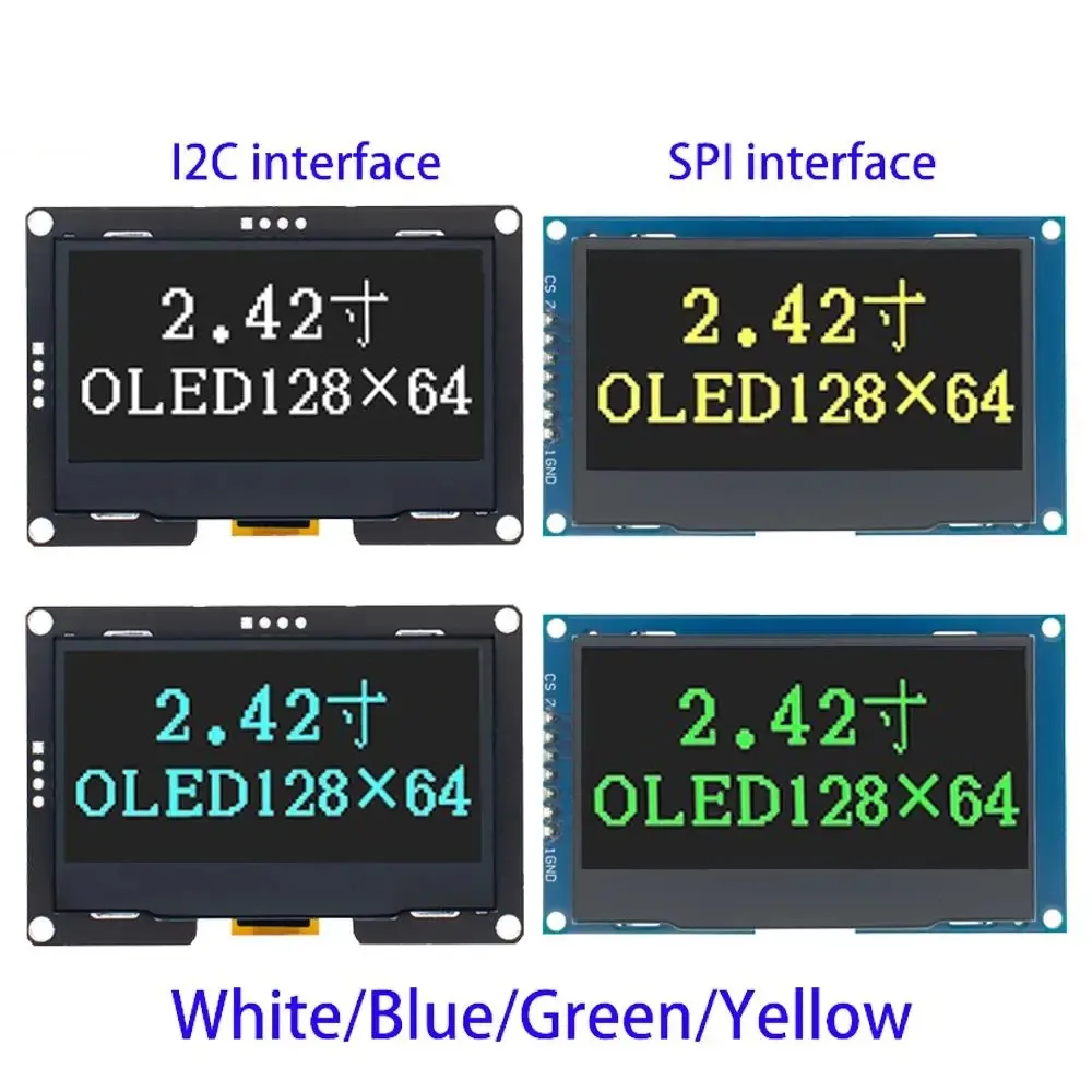 M-dulo-de-pantalla-LCD-OLED-interfaz-Serial-para-Arduino-UNO-R3-C51-2-4 ...