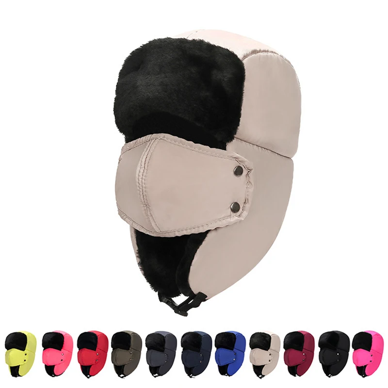 Trapper-Hat-Winter-Warm-Trooper-Hats-with-Ear-Flaps-and-Mask-Bomber-Hat ...