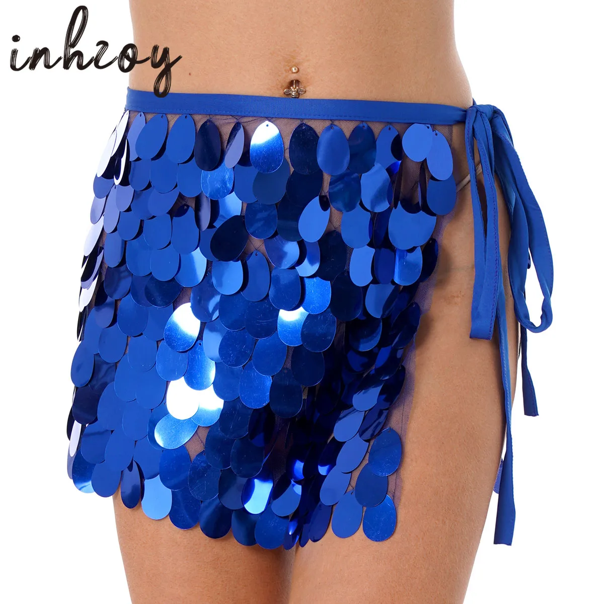 Womens-Sequin-Tassel-Belly-Dance-Hip-Scarf-Mini-Skirt-Carnival-Party-Stage-Performance-Rave-Hip ...