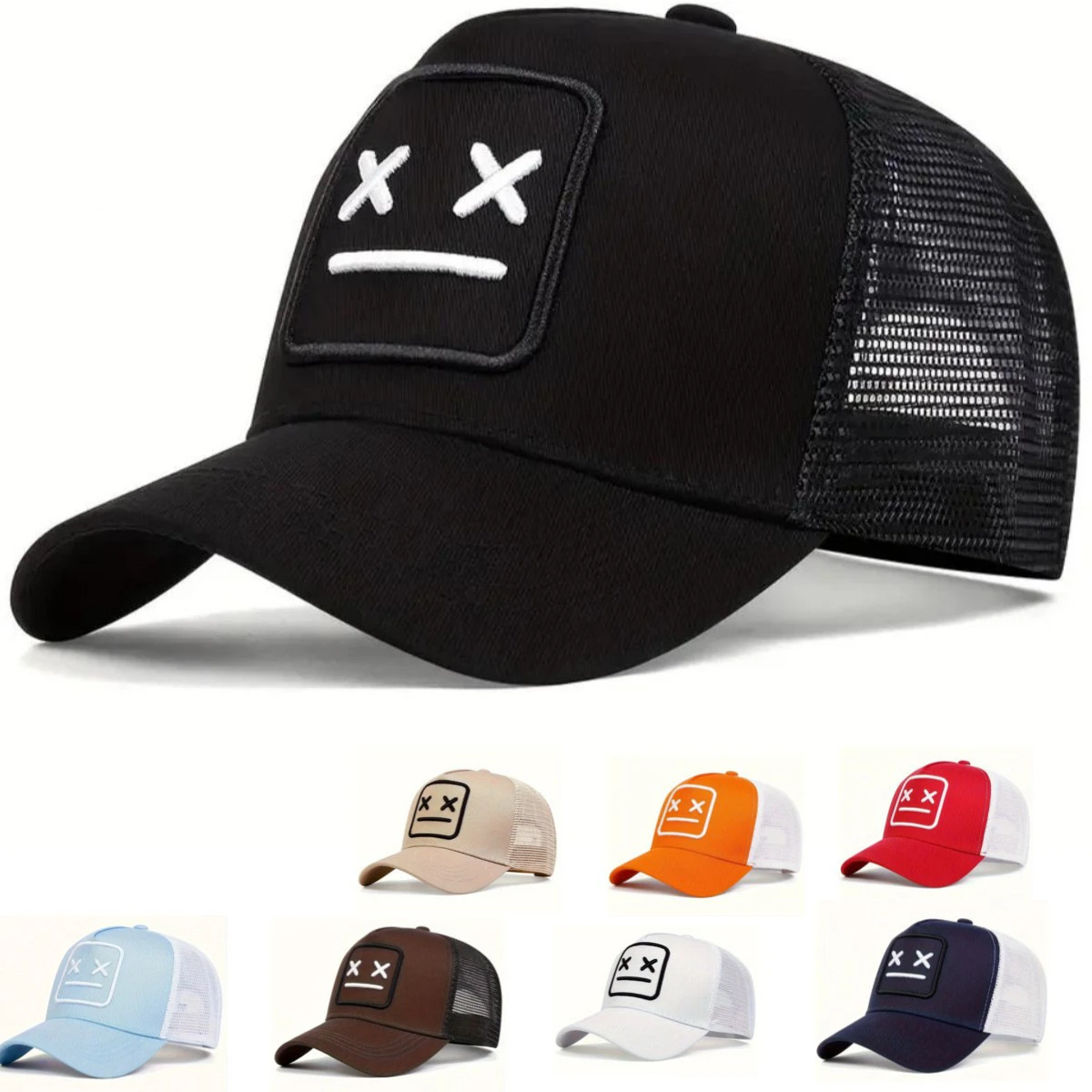 1piece Unisex XX Embroidery Baseball Net Caps Hip Hop Cap Spring and ...