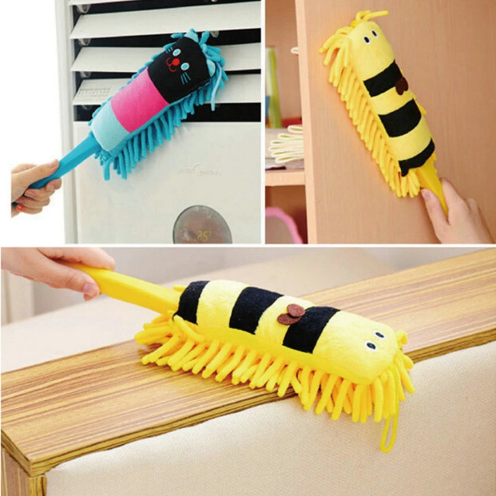Microfiber-Duster-Brush-Mini-Cartoon-Animal-Dust-Removal-Cleaner-Anti ...