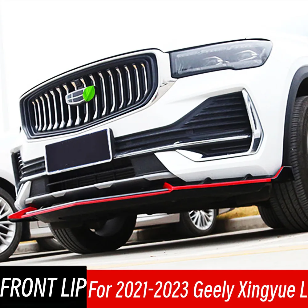 For-Geely-Xingyue-L-Monjaro-2021-2022-2023-Bodykit-Car-Front-Bumper-Lip ...