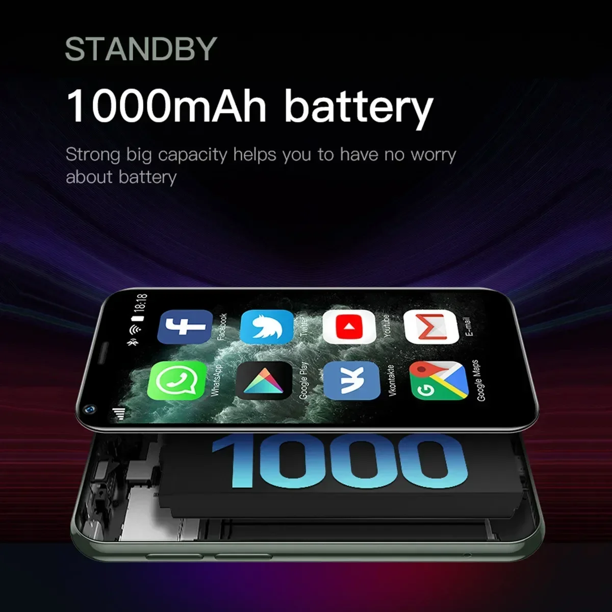 FUFFI Mini Smartphone Android Note 12 pro 2.5 inch 1+8GB Mobile phones ...