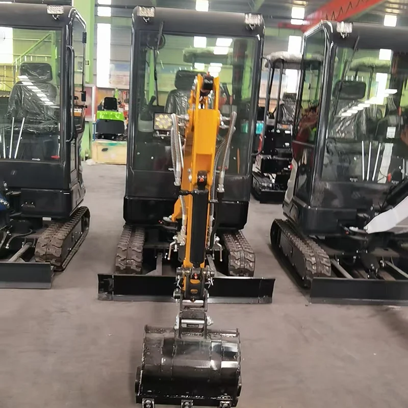 Customized Mini Excavators 1.8 ton Mini Hydraulic Agricultural Digger ...