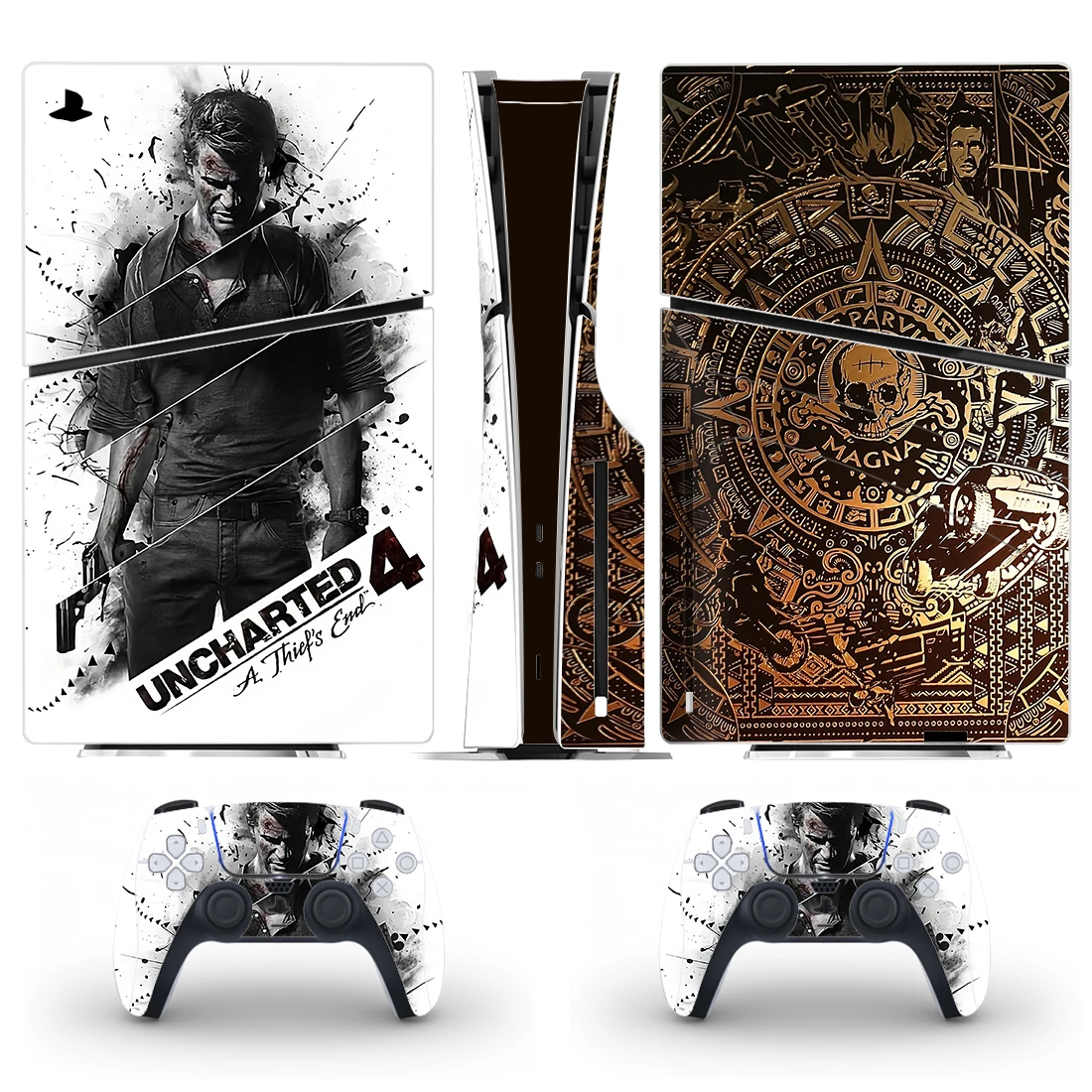 New Game Uncharted 4 PS5 Slim Disc Skin Sticker Decal Cover for Console ...