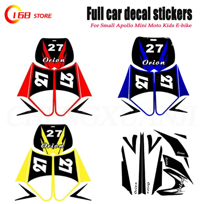 Full-car-decal-stickers-For-Small-Apollo-Mini-Moto-Kids-E-bike-Dirt-Pit ...