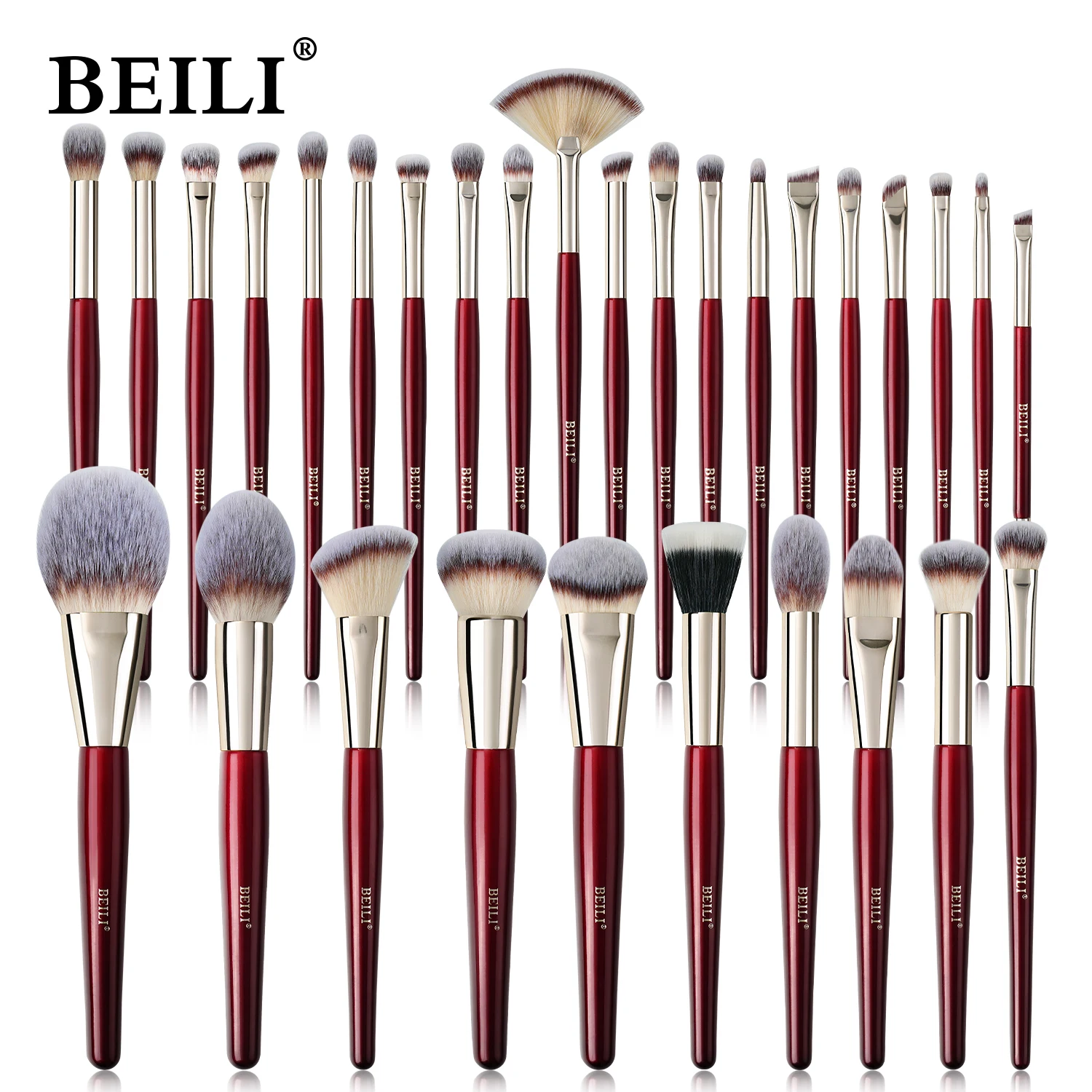BEILI-Professional-Makeup-Brushes-8-9-15-30Pcs-for-Foundation-Contour ...