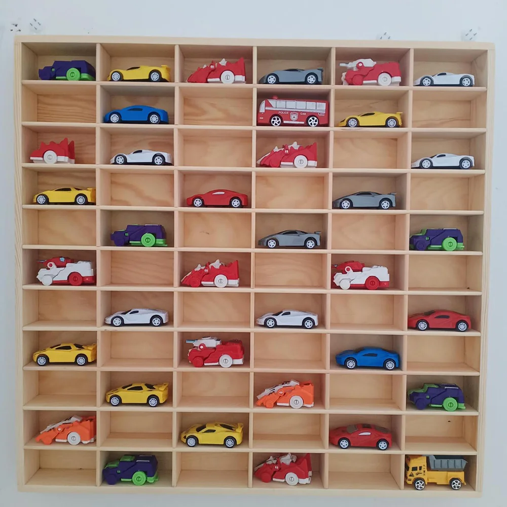 1-64-Solid-Wood-Car-Model-Storage-Box-Display-Car-Park-Toy-Car-Model ...