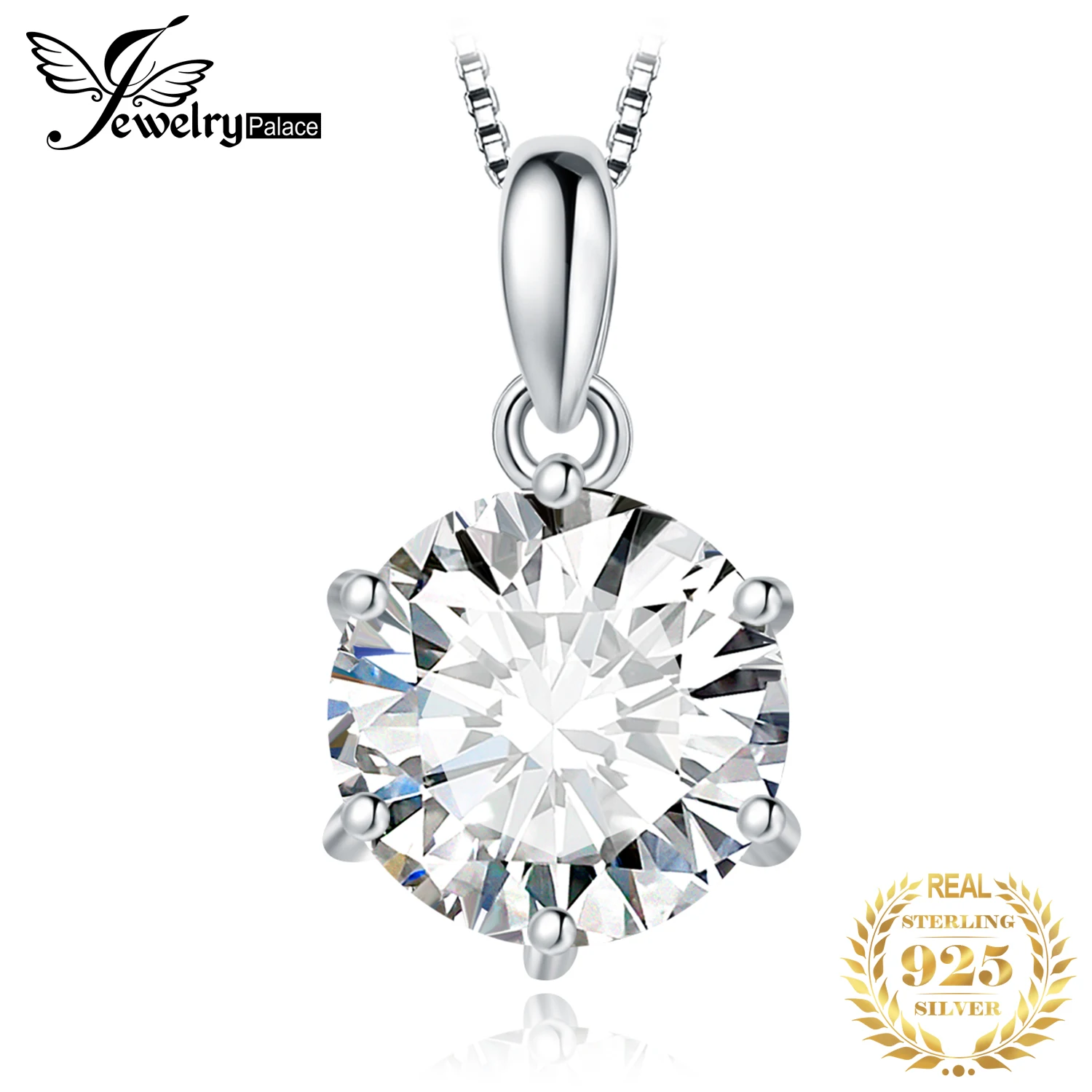 JewelryPalace-collier-pendentif-rond-en-argent-Sterling-925-pour-femme ...