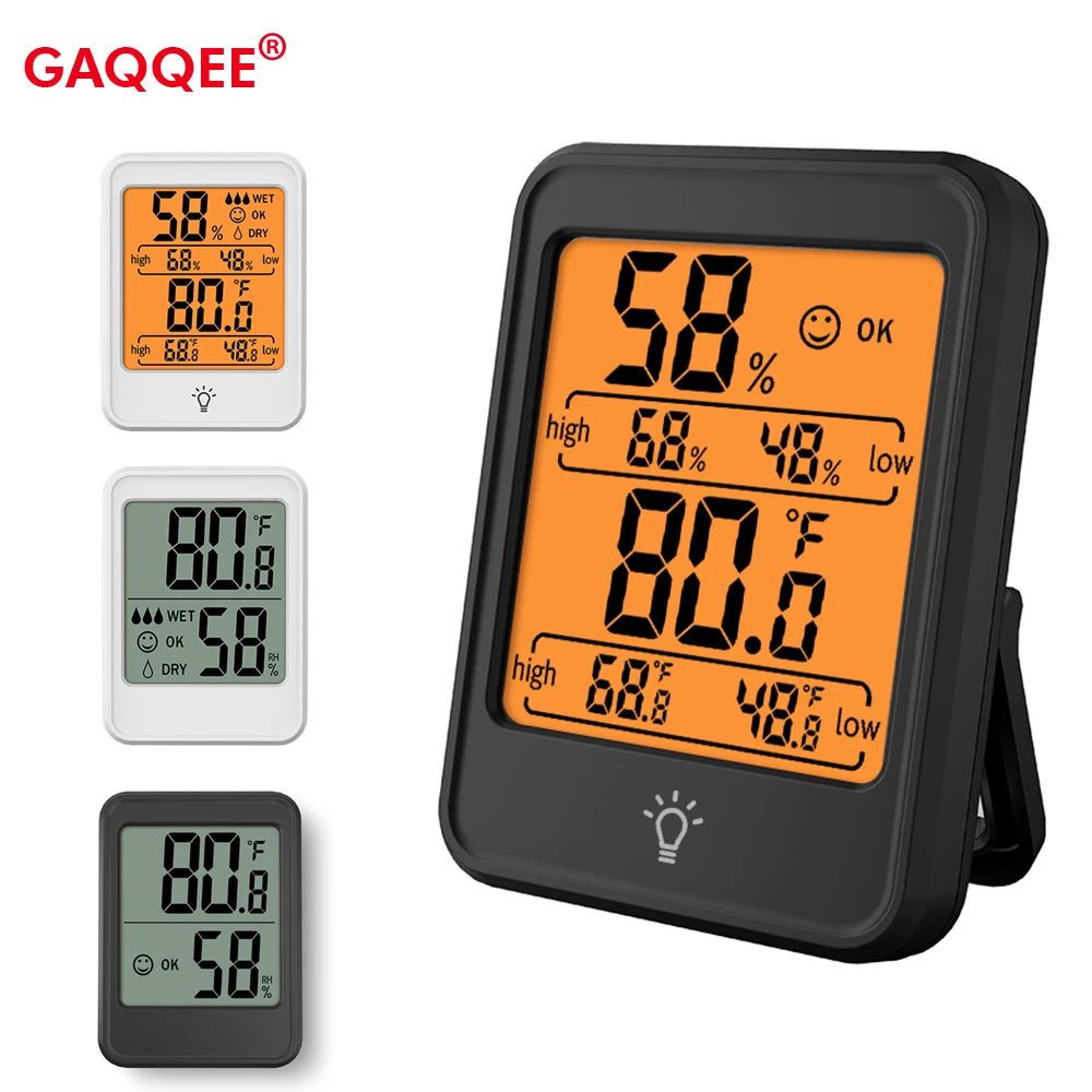 Large Size LCD Digital Thermometer Hygrometer Indoor Room Electronic ...