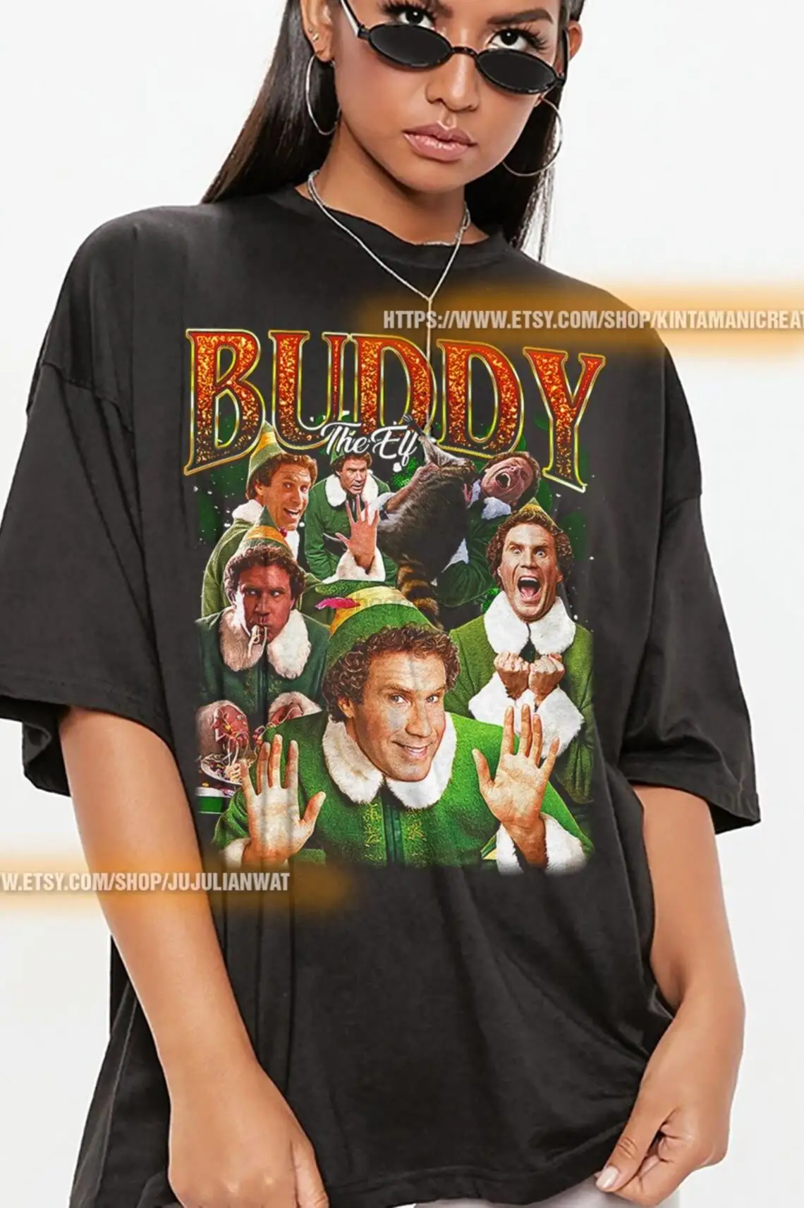 Buddy-The-Elf-Vintage-Unisex-Shirt-Vintage-Buddy-The-Elf-Will-Ferrell-T ...
