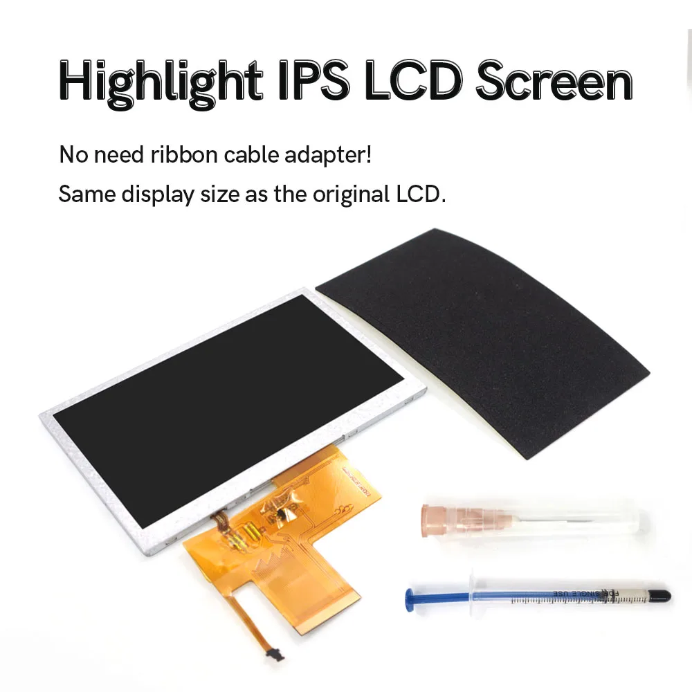 LCD-Backlight-Display-para-Sony-PSP-1000-Console-Adaptador-de-cabo-de ...