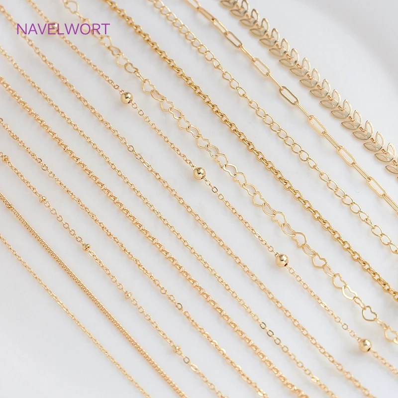 Gold Plated Brass Jewelry Making Supplies | 14k Gold Plated Jewelry ...
