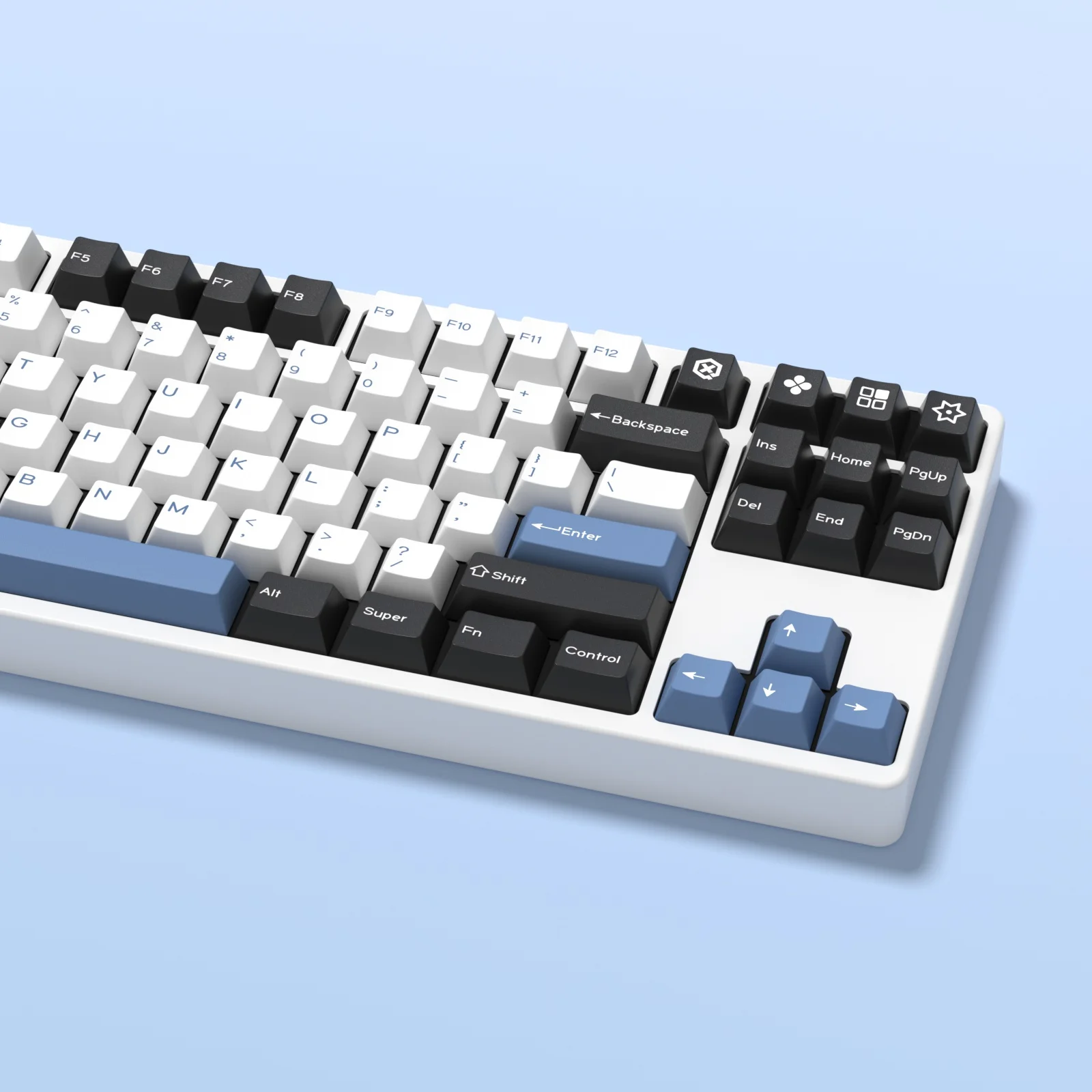 KBDiy-176-Keys-Cap-GMK-Arctic-Keycap-Double-Shot-for-Mechanical ...