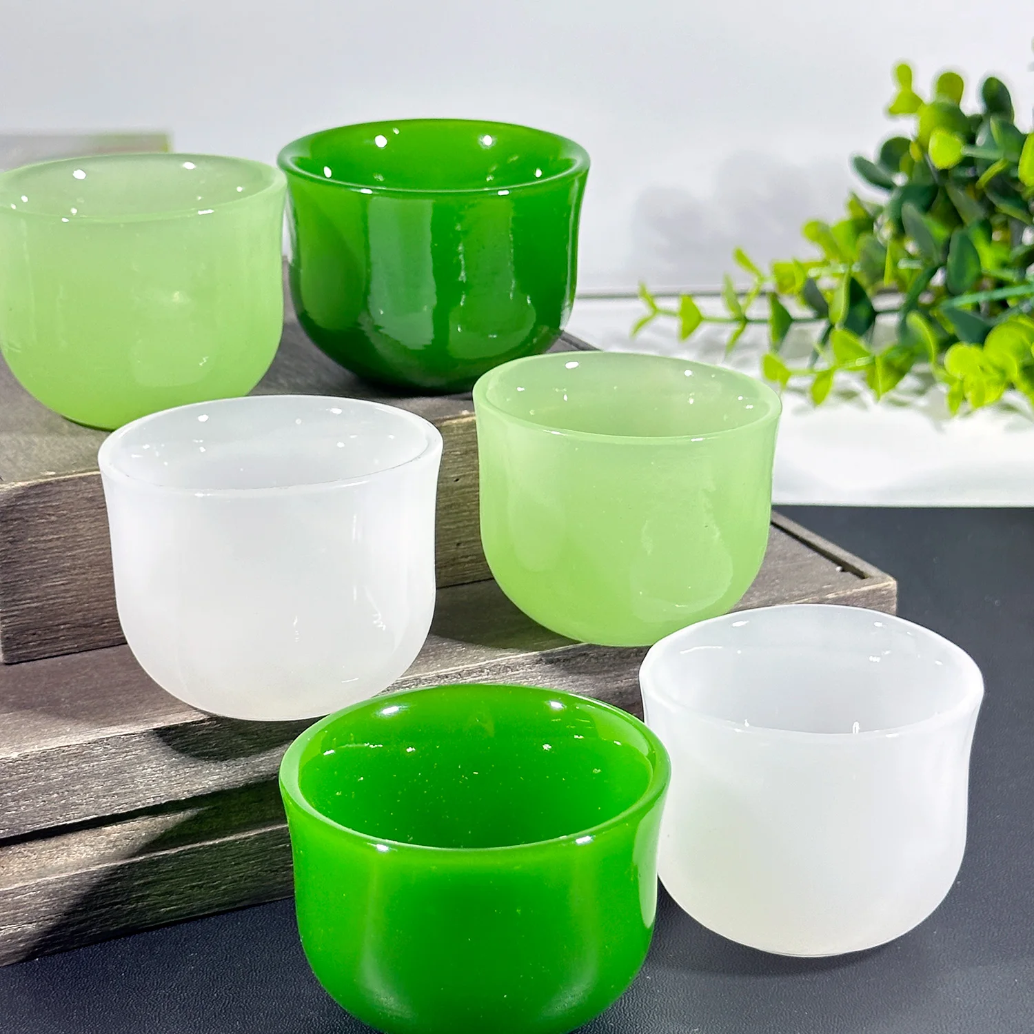 1PC-Natural-Crystal-Jade-Bowl-Crystal-Cup-Jade-Tea-Cup-Kung-Fu-Tea-Set ...