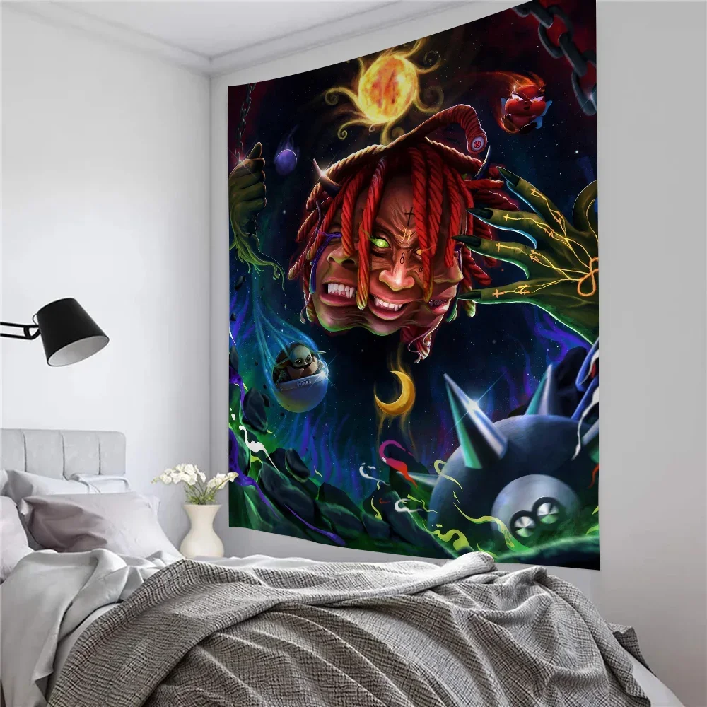 Trippie Rapper Singer Redd Hanging Bohemian Tapestry Home Decoration ...