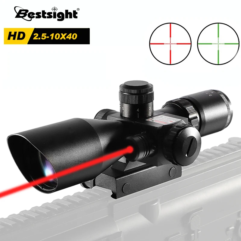 Hunting-Rifle-Scope-2-5-10x40-Red-Green-Illuminated-Mil-dot-Gun ...