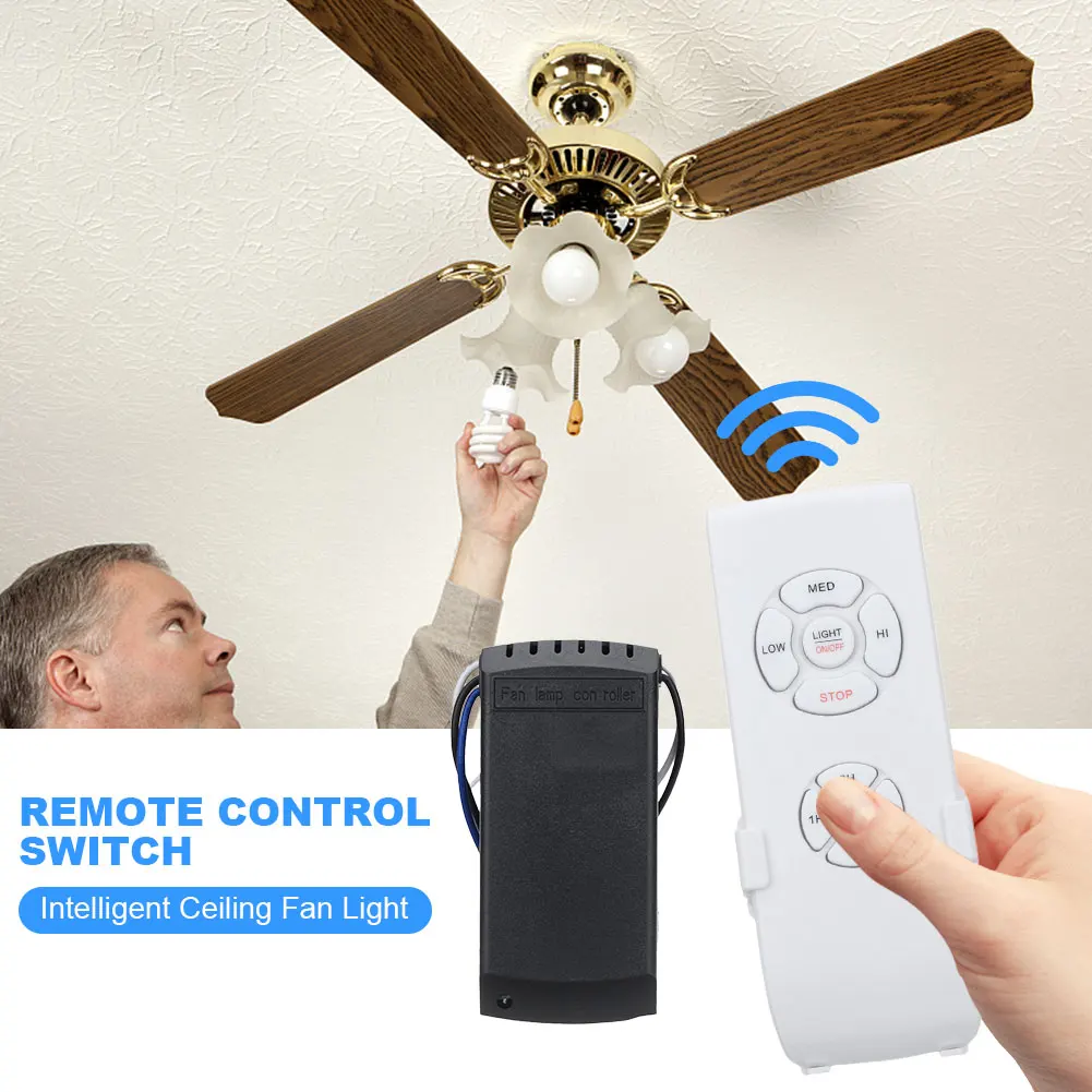 85-265V-Wireless-Remote-Control-Receiver-4-Timing-3-Speed-Fan-Speeds ...