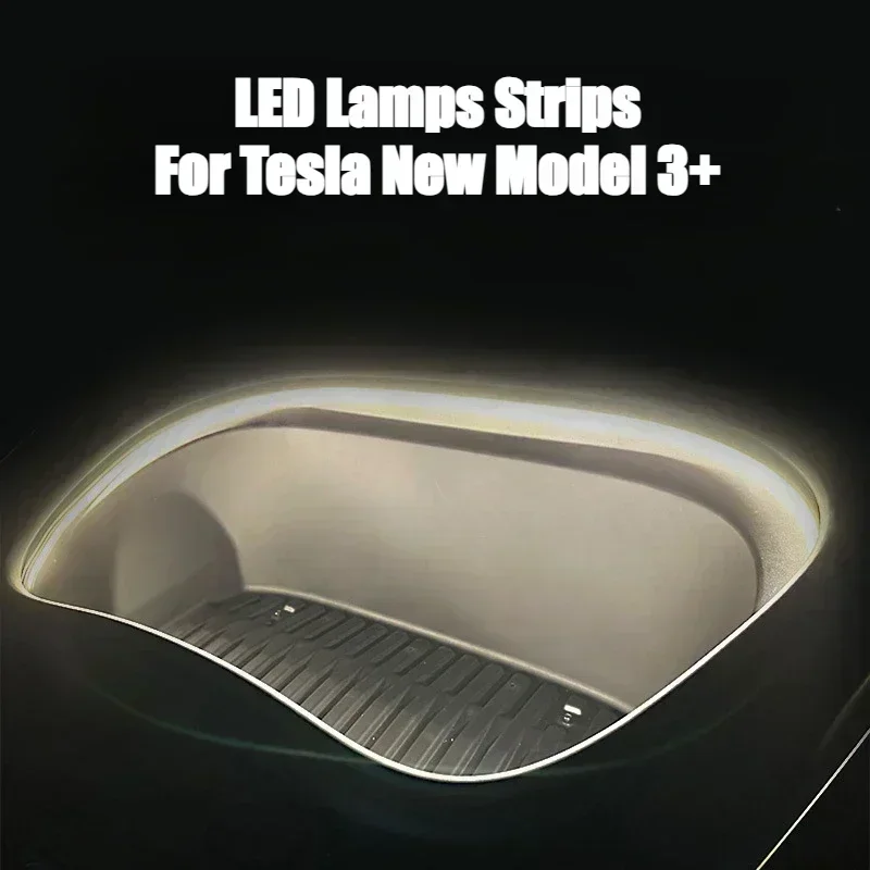 LED Lamps Strips for Tesla New Model 3+ Highland 2024 Front Trunk ...