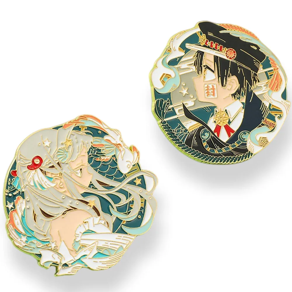Anime Toilet Bound Hanako Kun and Nene Pin Enamel Brooch Alloy Metal ...