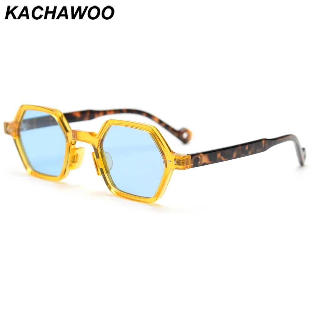 Kachawoo gafas de sol polarizadas hexagonales para hombres y mujeres ...