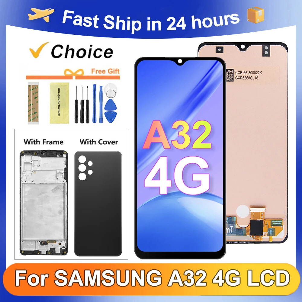 For Samsung A32 4G Tested A325 A325F A325F/DS A325M A325N LCD Display ...