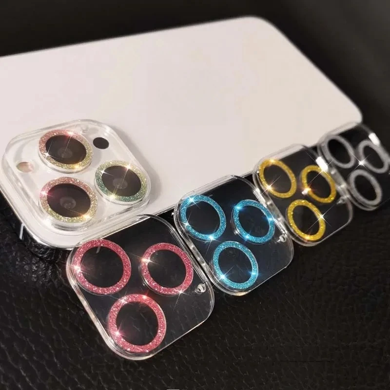 Glitter-Transparent-Camera-Protector-For-iPhone-15-Pro-Max-Glass ...