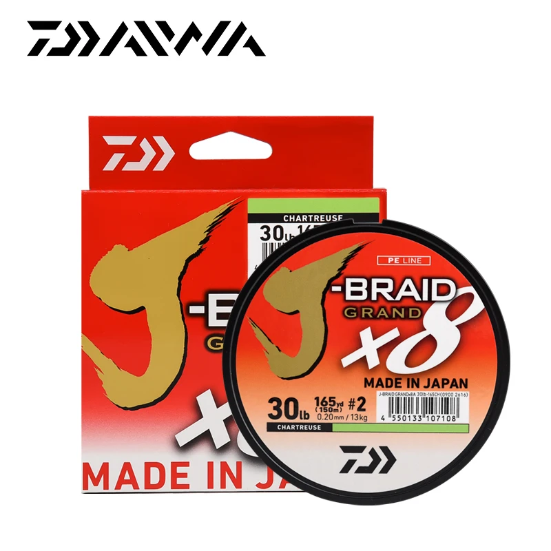 New-Original-DAIWA-J-BRAID-GRAND-Fishing-Line-150M-300M-8-Strands ...