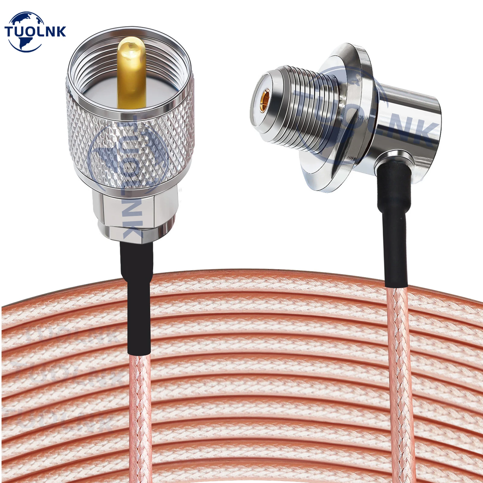 Rg316 cabo uhf macho fêmea rg316 antena cabo coaxial so239 macho para ...