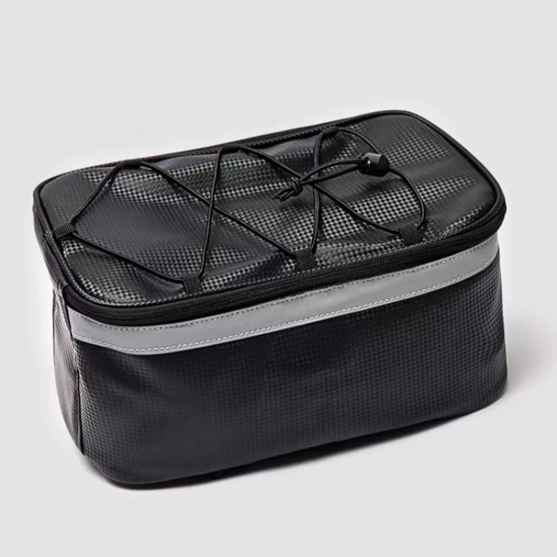 Seven-inch-pvc-leather-waterproof-electric-bike-back-seat-storage-box ...