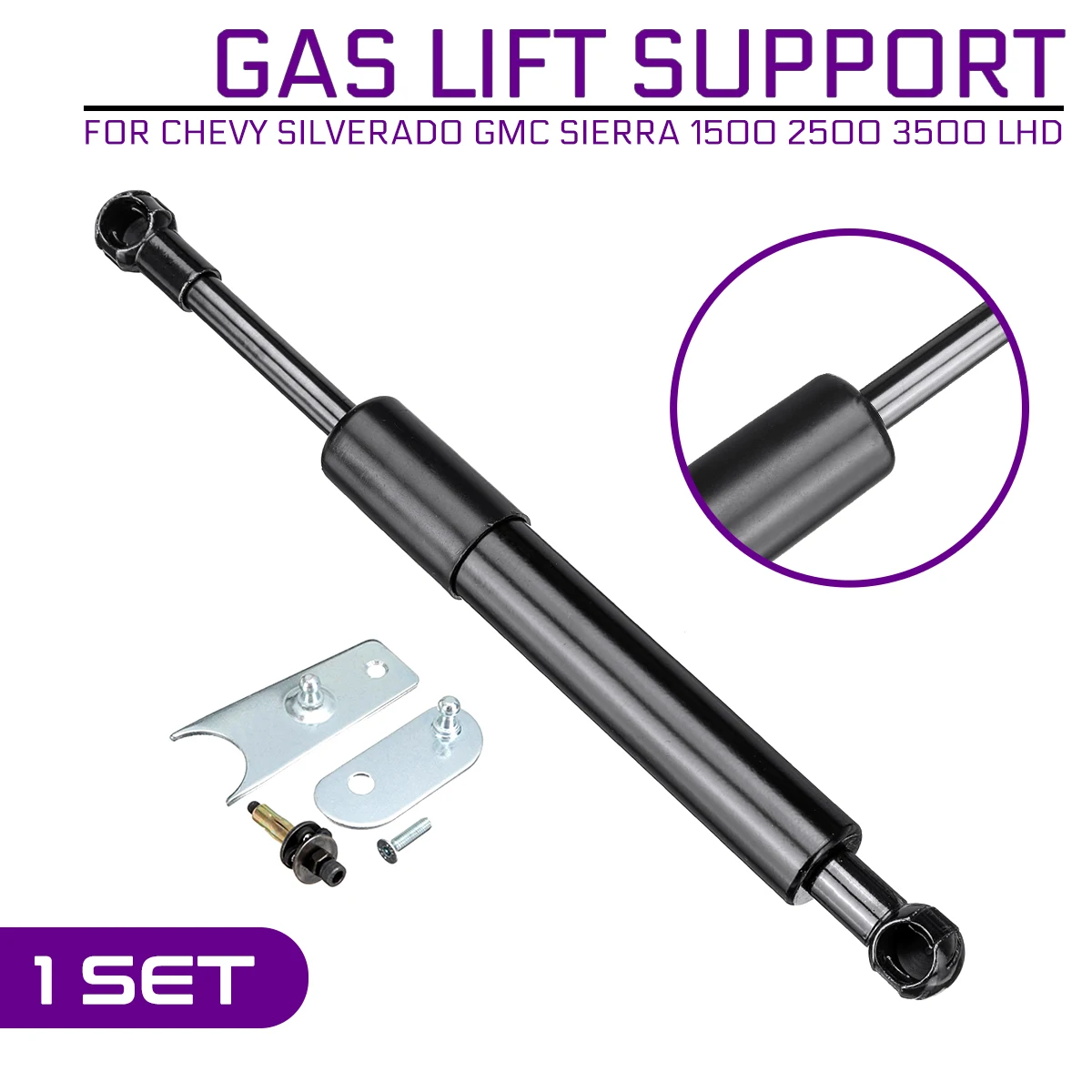 Car Rear Trunk Support Hydraulic Rod Strut Spring Bars Shock Bracket ...