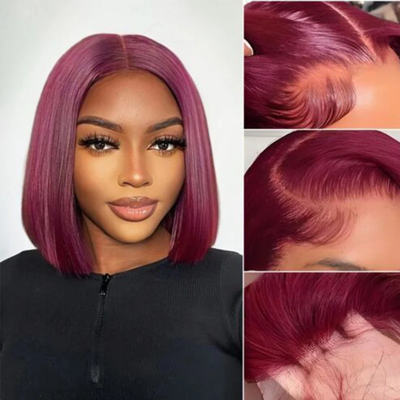 Sophia-Perruque-de-Cheveux-Humains-Courts-et-Lisses-pour-Femme ...