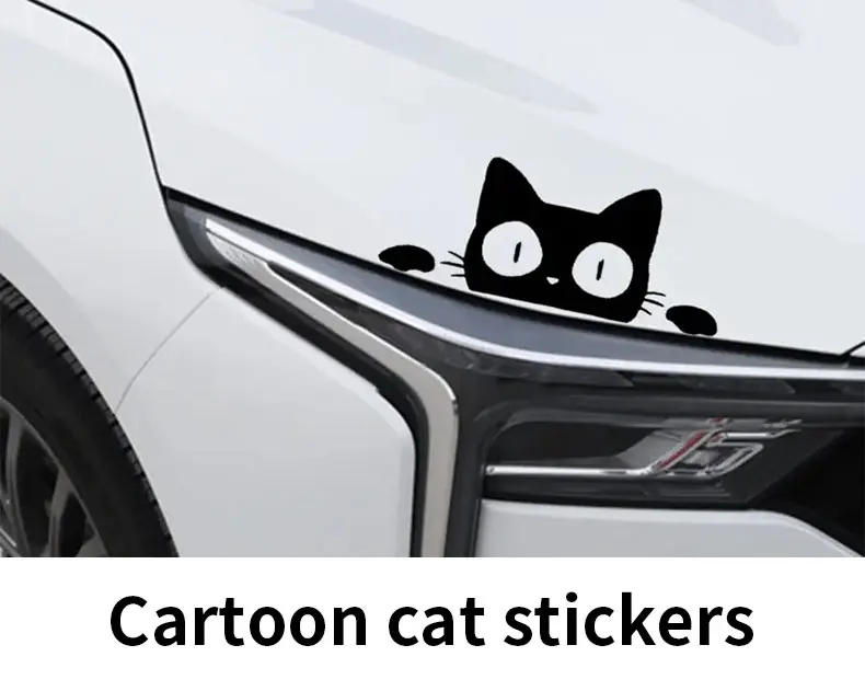 Car Window Reflective Sticker Personality Creative Carved Sticker Peep ...