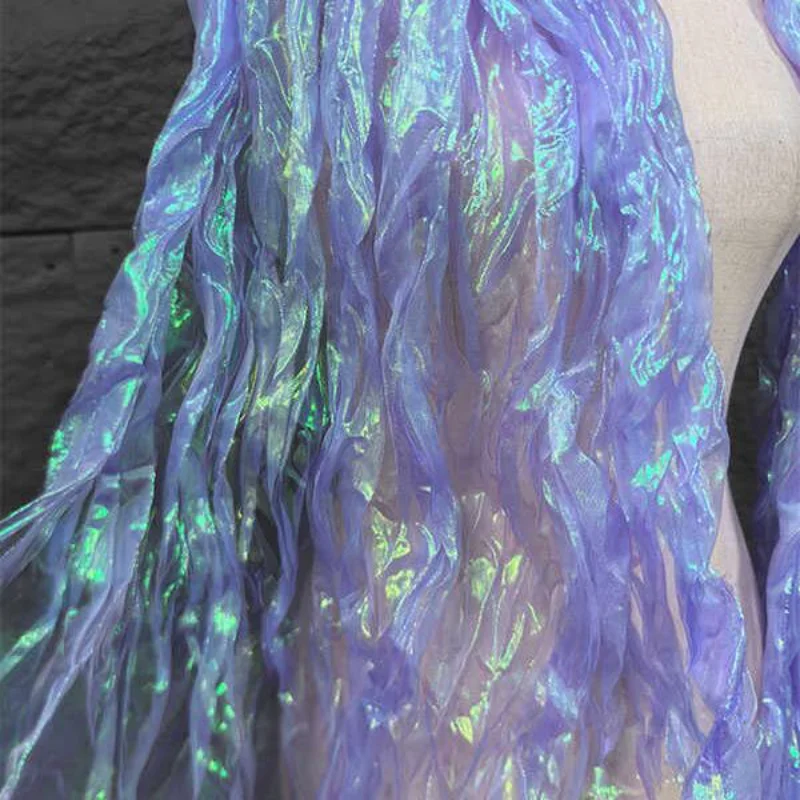 Wave Wrinkled Gradient – Mermaid Texture Cloth – Art Options