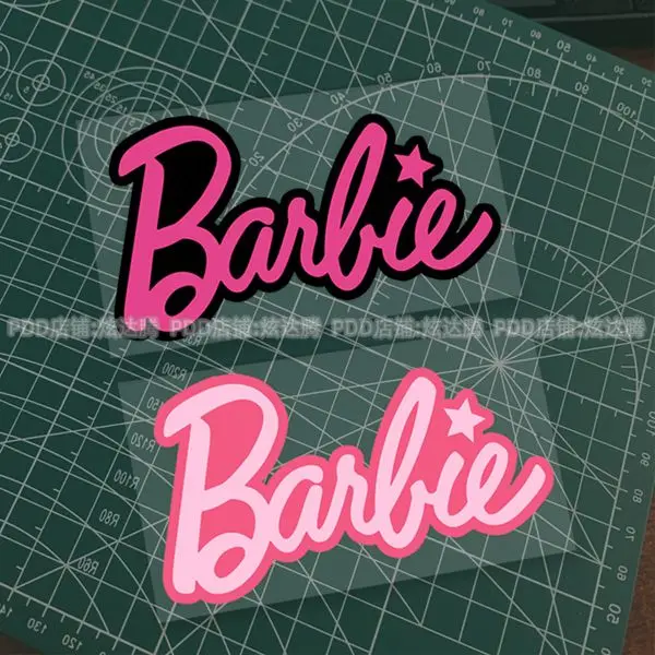 Pegatinas-de-letras-de-Barbie-Diy-calcoman-as-Kawaii-de-dibujos ...