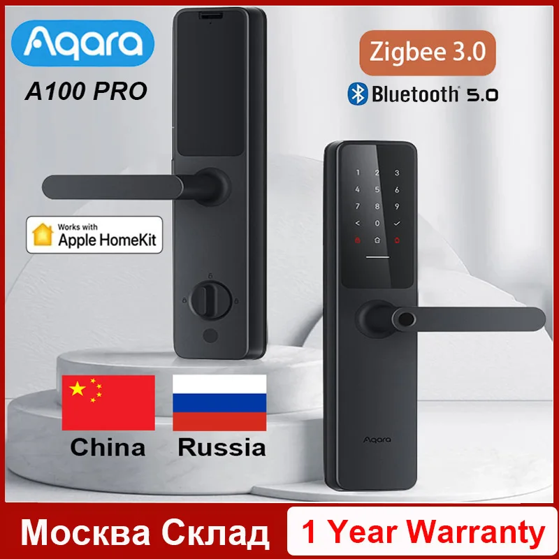 Aqara-Smart-Door-Lock-A100-Pro-Zigbee-Bluetooth-5-0-Apple-Homekey ...