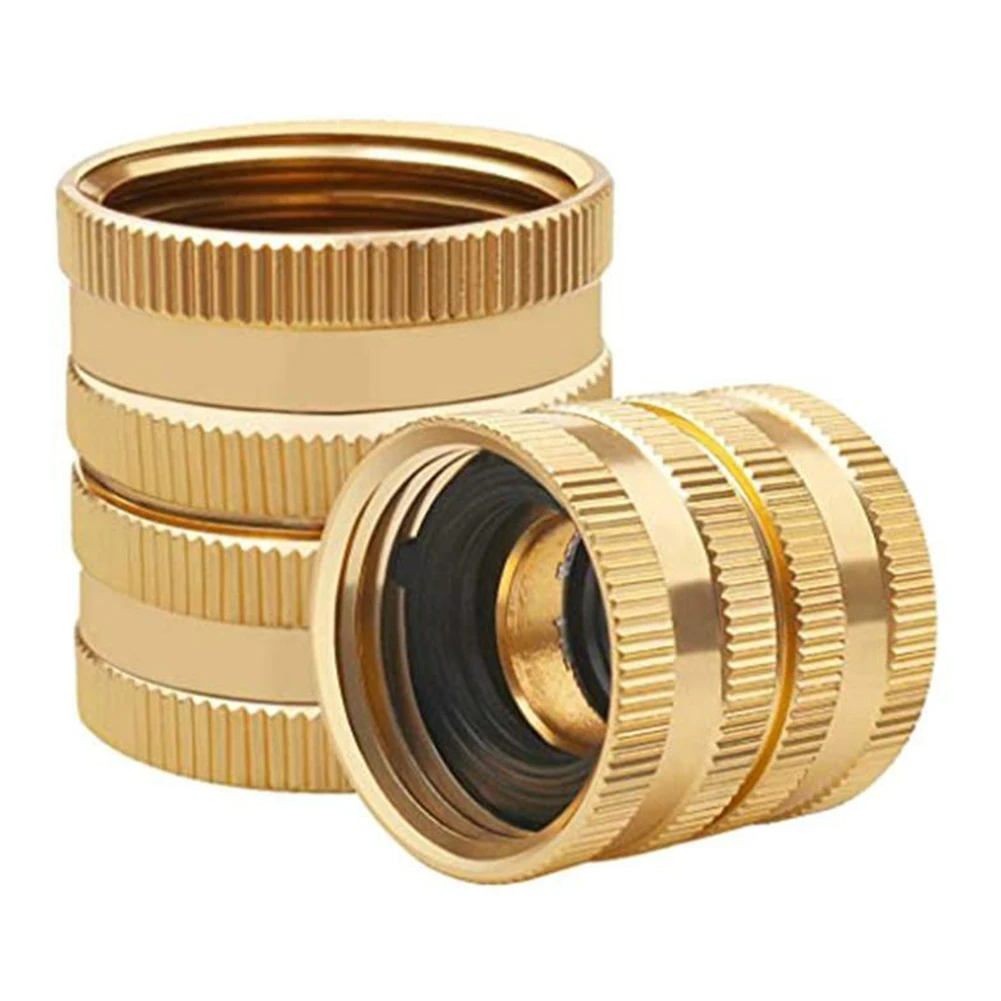 Two Way Female Connector Solid Brass Garden Hose Adapter 3 4 Female To