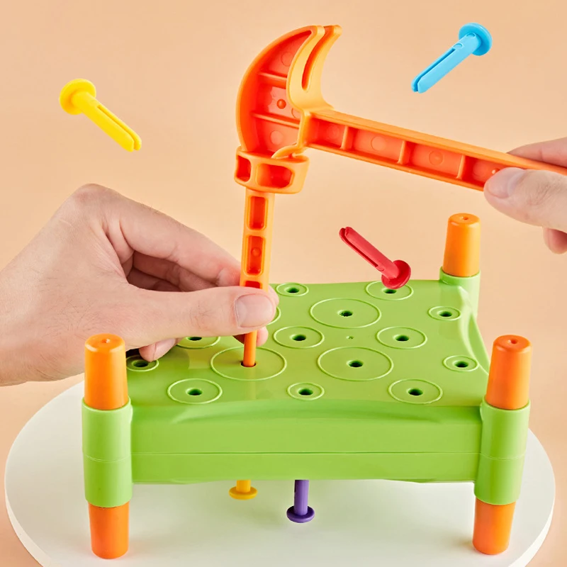 Montessori-Nail-Screw-Games-Fine-Motor-Training-Toys-Sensory-Learning ...