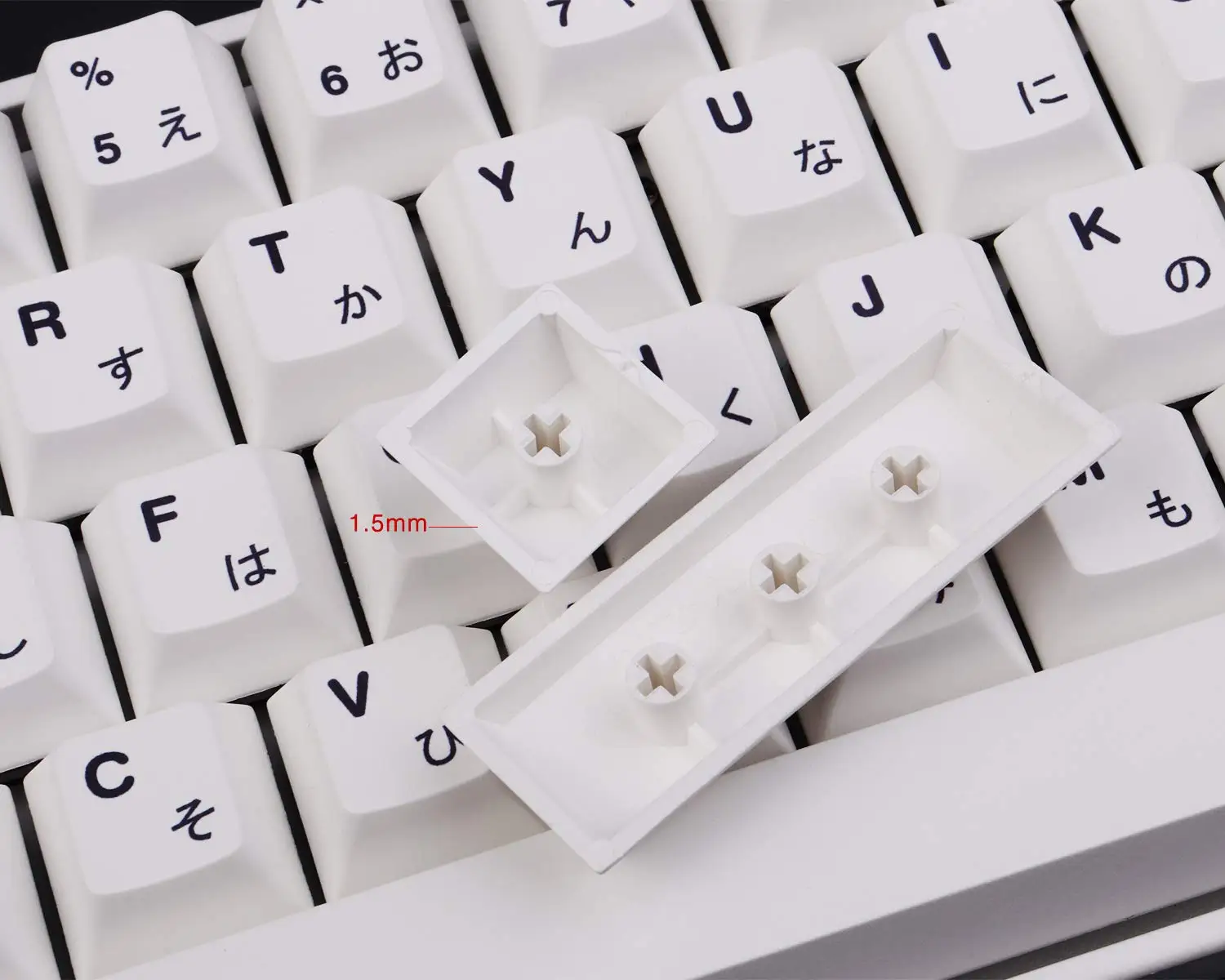 Mechanical Keyboard Keys Gliging 135-Key PBT Japanese Keycaps - Cherry ...