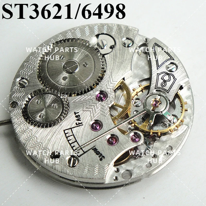 New-6498-Movement-17-Jewels-Watch-Hand-Winding-Mechanical-Movement-at-6 ...