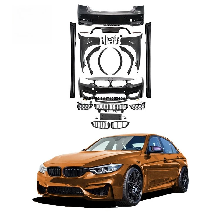 F30 Modified M3 F80 Wide Style Bodkit for 3 Series Wide Body Kit Front ...