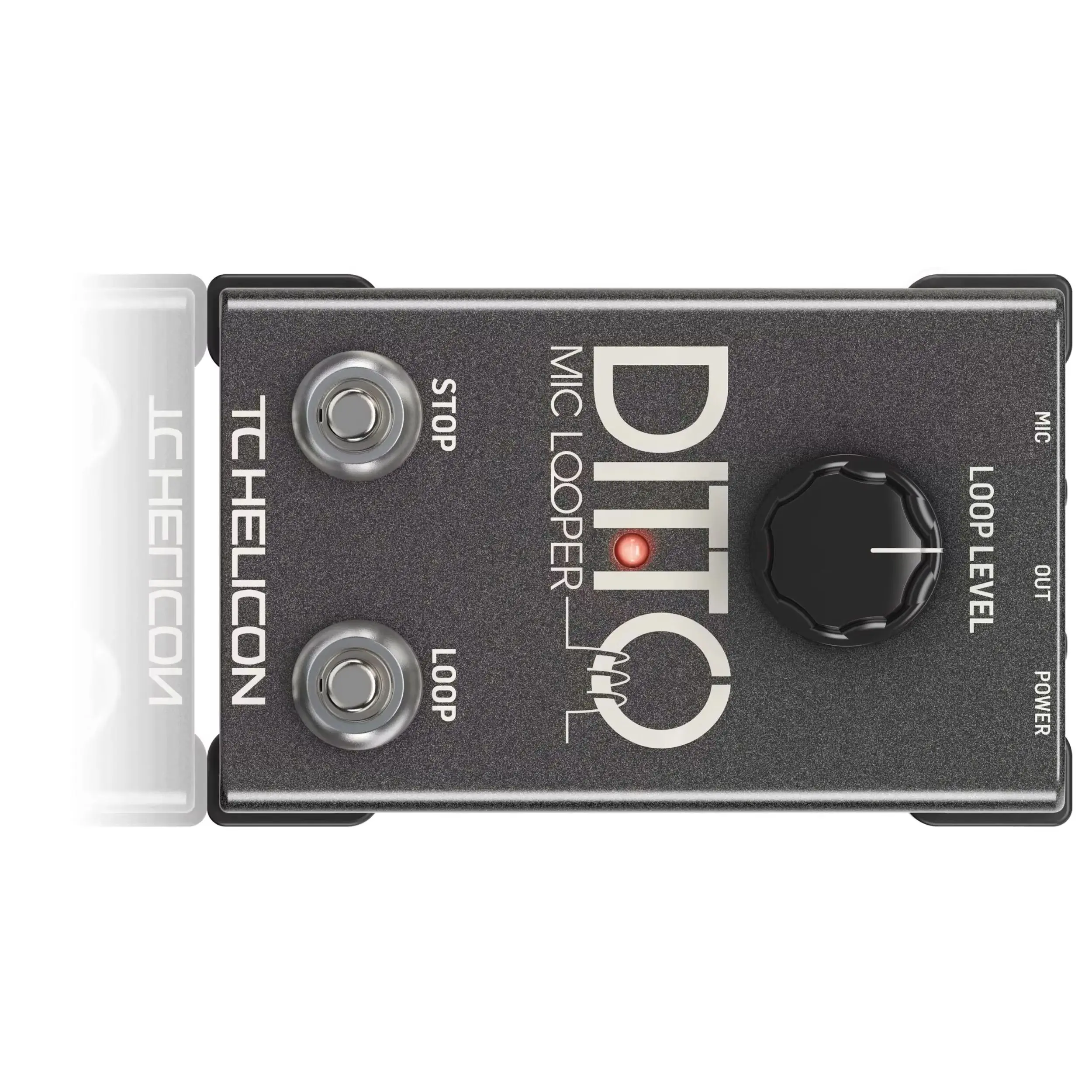 Tc Helicon DITTO MIC LOOPER Simple two-button stompbox Looper Pedal for ...