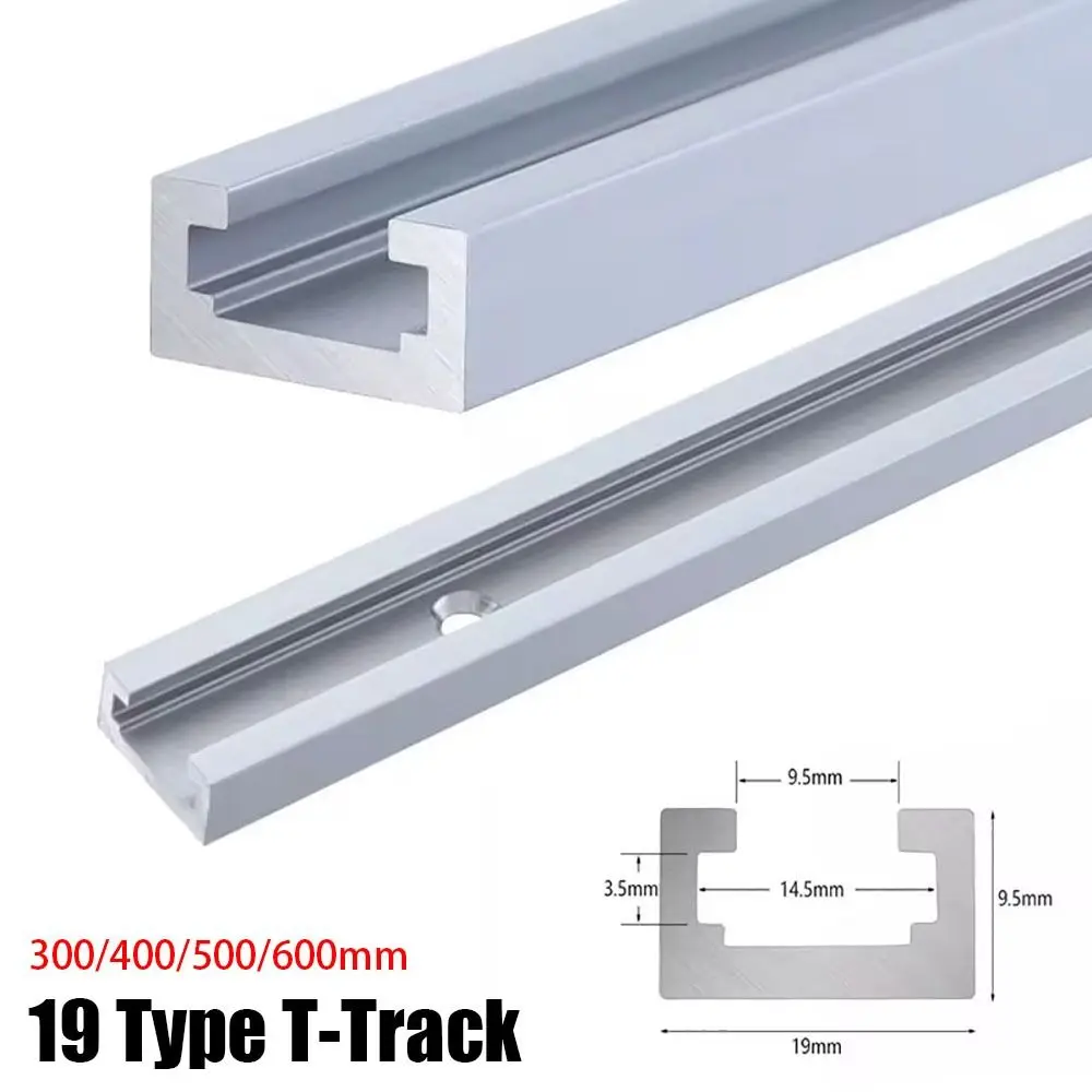 1Pcs Slide Guide Rail T-Track T Slider Fixture Slot Slide 300-600mm T ...