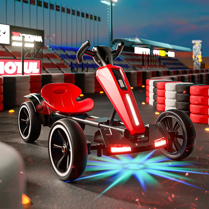 New Electric Racing Go Kart Foldable Design with Remote Control & Music ...