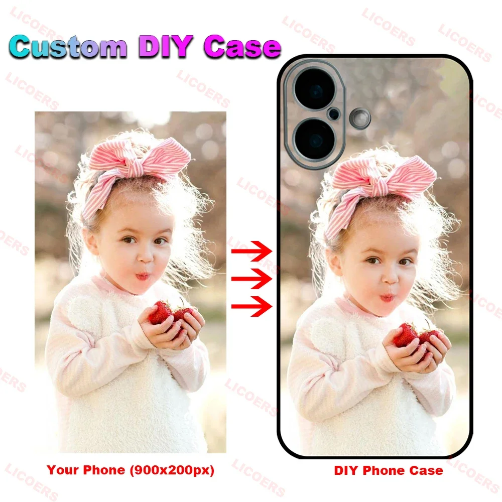 Custom Case for iPhone 17 16 Pro Max 16Plus 16e Cover DIY Personaliz ...